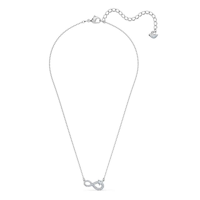 Swarovski INFINITY Necklace Eternal Love Clavicle Chain Pendant Women's ...