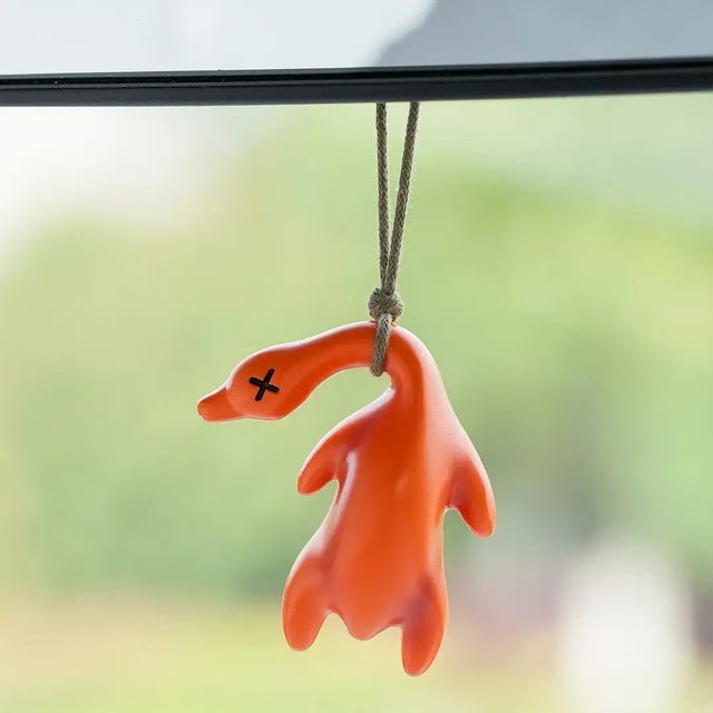 Color-changing roast duck pendant duck color-changing car ornaments ...