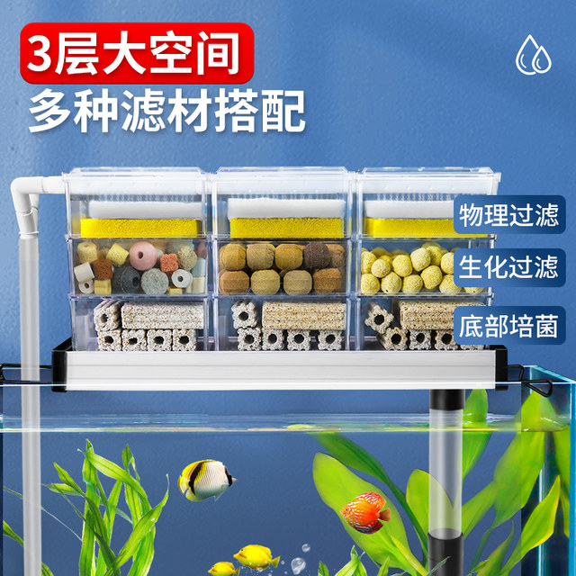 Dripping box Fish Tank Water Puritic Purple Poly Purple Purple Purple ...