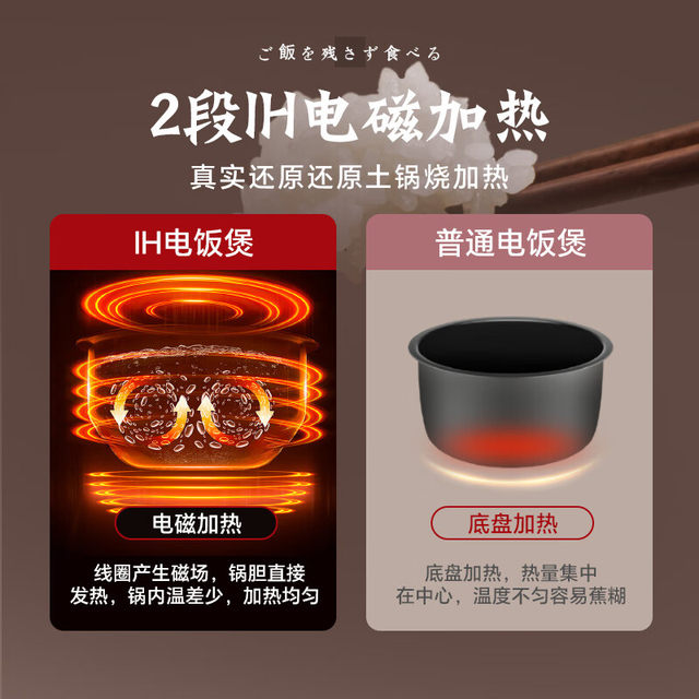 Panasonic rice light rice cooker IH multi-function 4L household ...