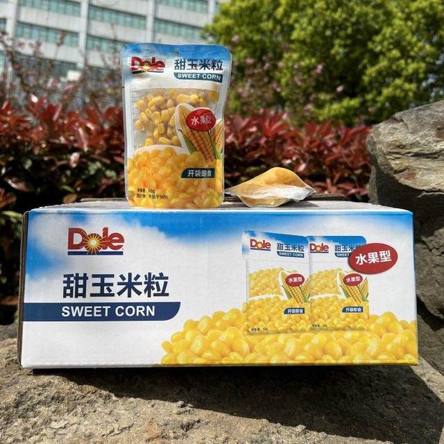 Dole will eat fruits sweet and tender corn grain vegetable fresh 60g*10 per bag of crisp salad ...
