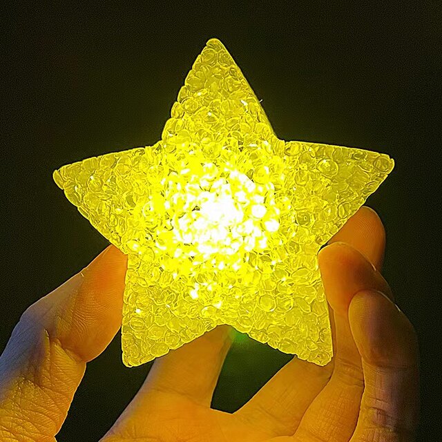 Lighting Little Star Light Hand Hand Hand Hand Holding Pentagram Chorus ...