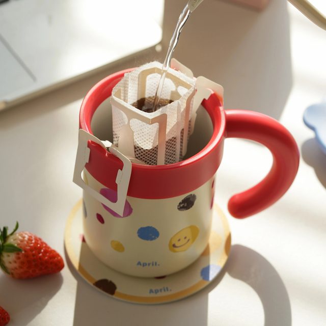Apri thermal insulation cold cup ceramic inner liner mug with lid 316 ...