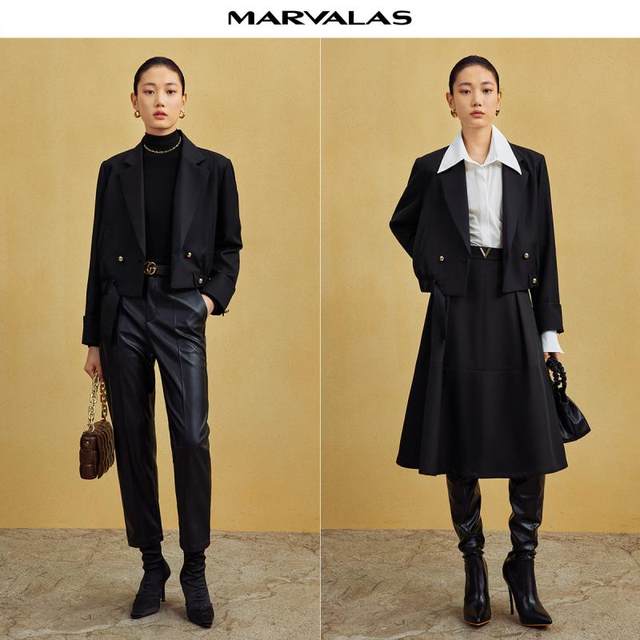 Mandeshi wool short jacket 2025 spring new Korean version small suit ...