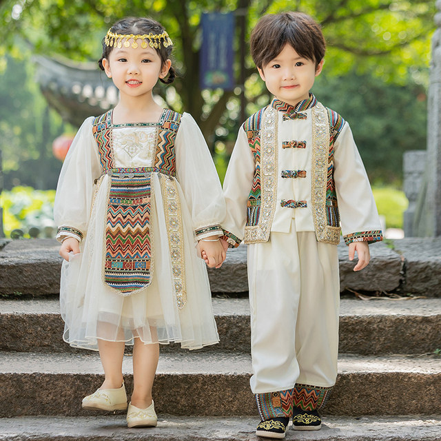 Boys Hanfu Spring and Autumn Ethnic Minority Clothing High-end Improved ...
