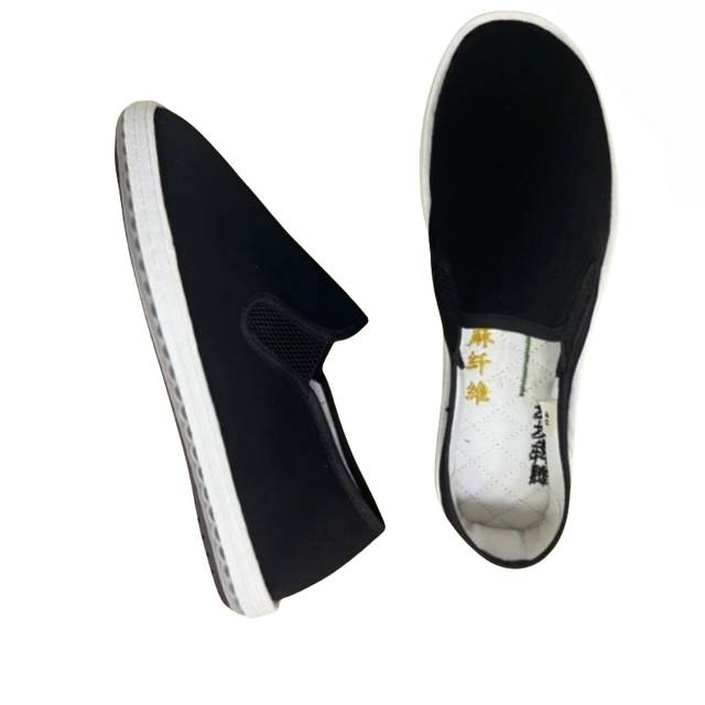 Bubble-Ben Teng cotton and linen cushioning old Beijing cloth shoes men ...