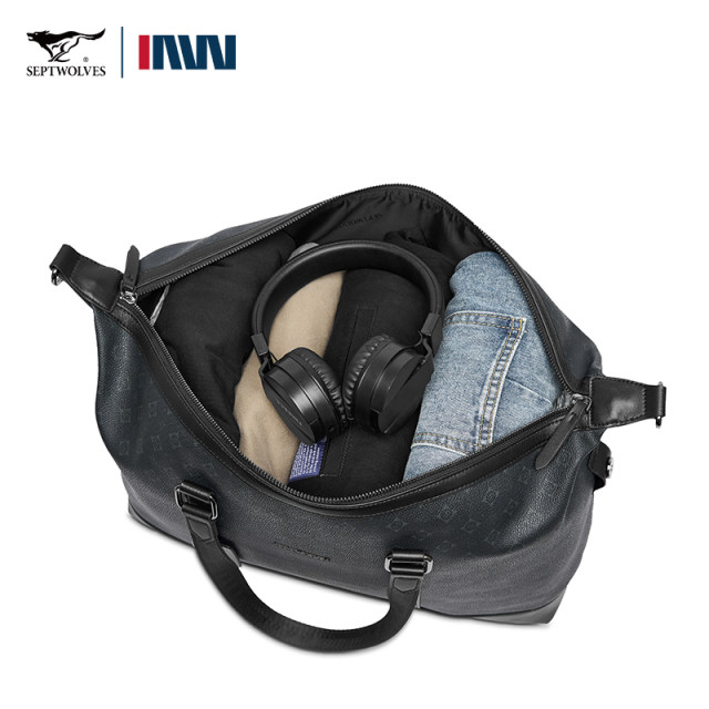 Seven Wolves Crossbody Bag Men's New Large Capacity Travel Bag Business ...