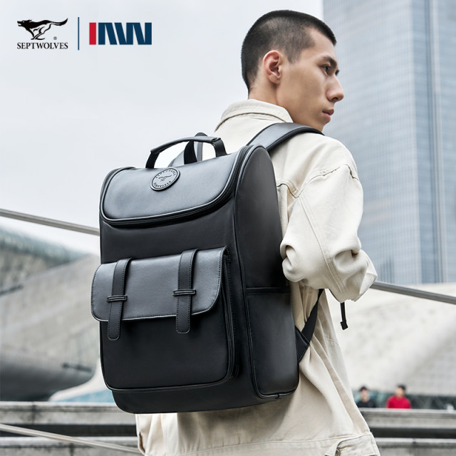 Seven Wolf Backpack for Men's Business Travel School Bag 2025 New High ...