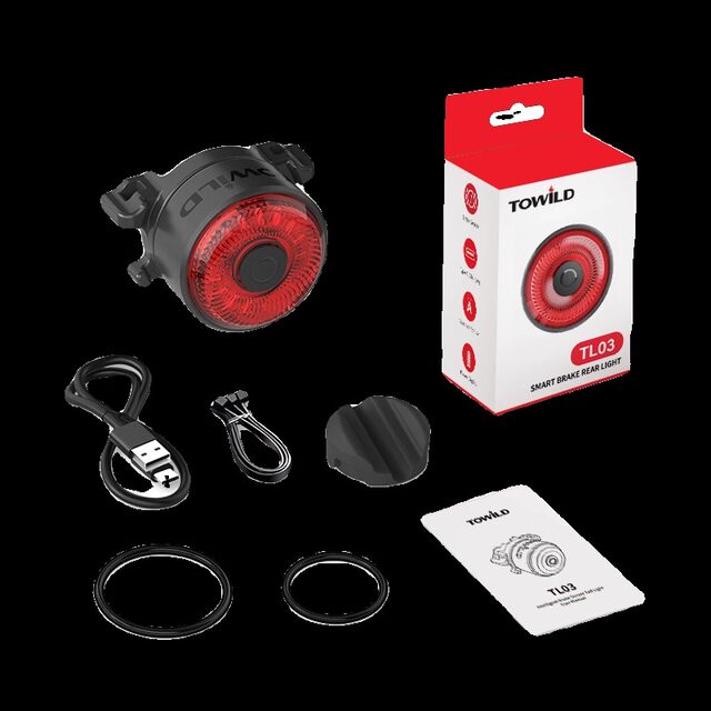 TOWILD Tuoye TL03 new bicycle tail light mountain road off-road night ...
