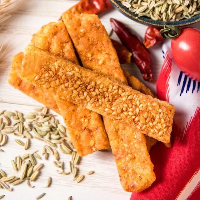 Xinjiang specialty cumin baked cake cake sesame sauce pot stir -frying ...