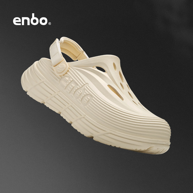 ENBO summer new hole shoes men's outdoor bag head beach casual wear ...