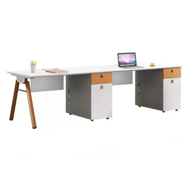 New office commercial USB staff desk multifunctional cable routing with ...