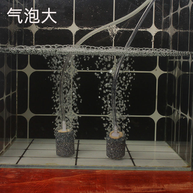 Bubble stone rude sand oxygen oxygen oxygen fisheyl tank cylindrical ...