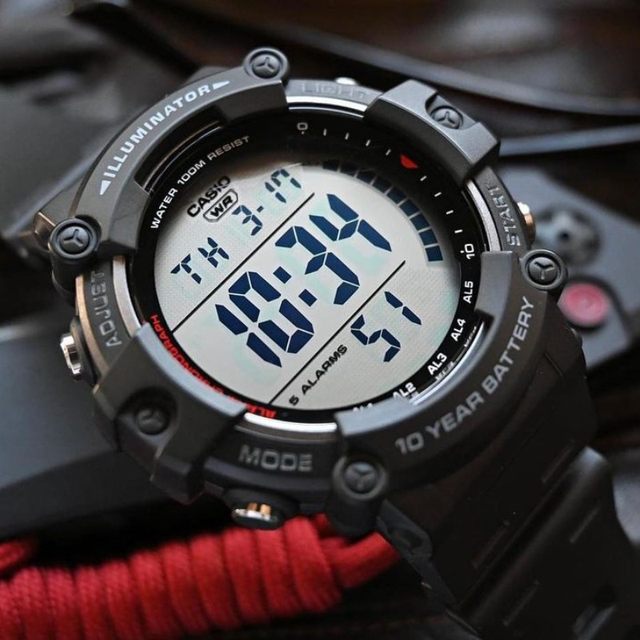 Casio Watch Men's Electronic Watch 10-year Electricity Drive Watch AE ...