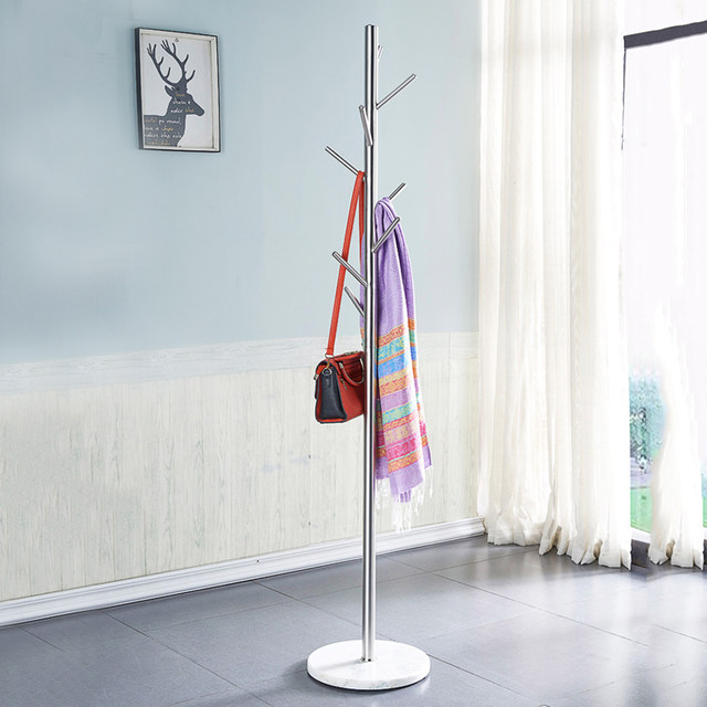 Nordic stainless steel cloak rack landing modern minimalist bedroom ...