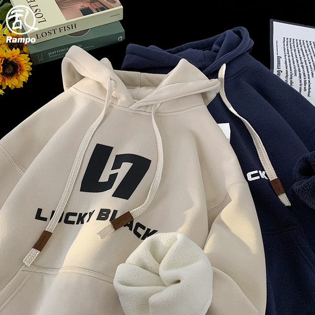 American -style hooded sweater men's tide brand couple loaded pound ...