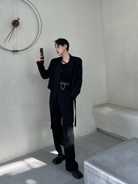 DANA Yamamoto Diablo Irregular Design Short suit Simple Poor Binding ...