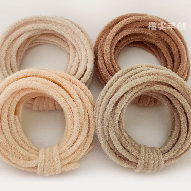 6mm colorful ultra-dense wool hair root twisting stick DIY handmade top ...