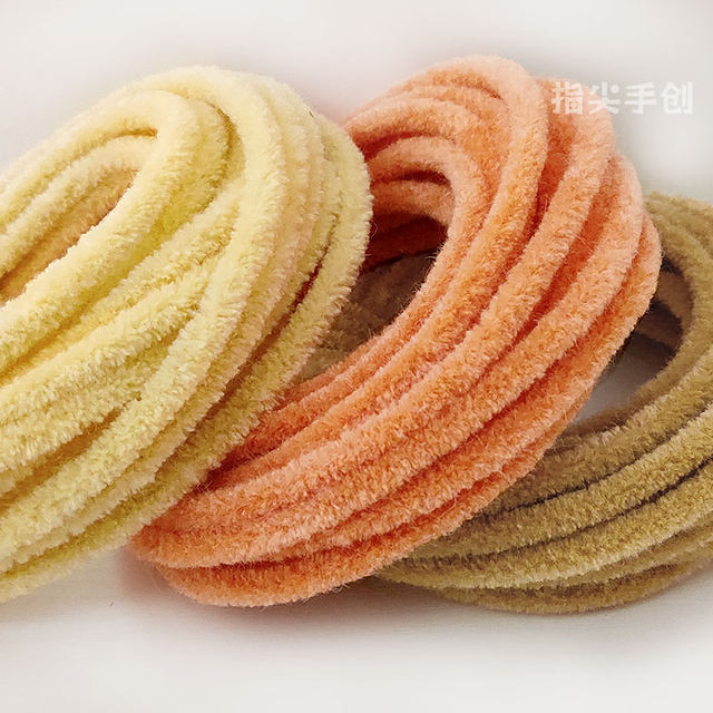 9mm colorful ultra-dense wool hair root twisting stick DIY handmade top ...