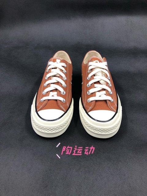 Converse 1970s genuine new caramel orange men and women high and low ...