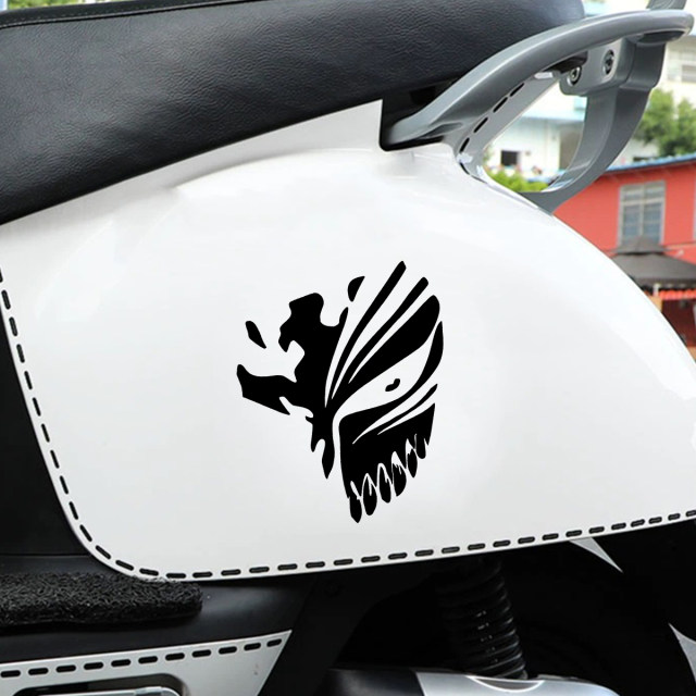 Electric vehicle battery car dead god mask sticker Motorcycle modified ...