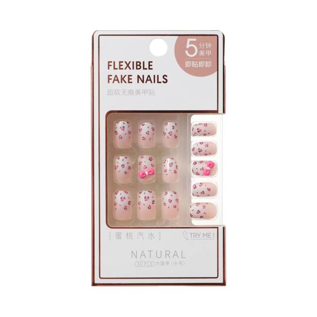 Miniso New Product Barbie Seamless Nail Stickers Ins Hyuna Internet ...