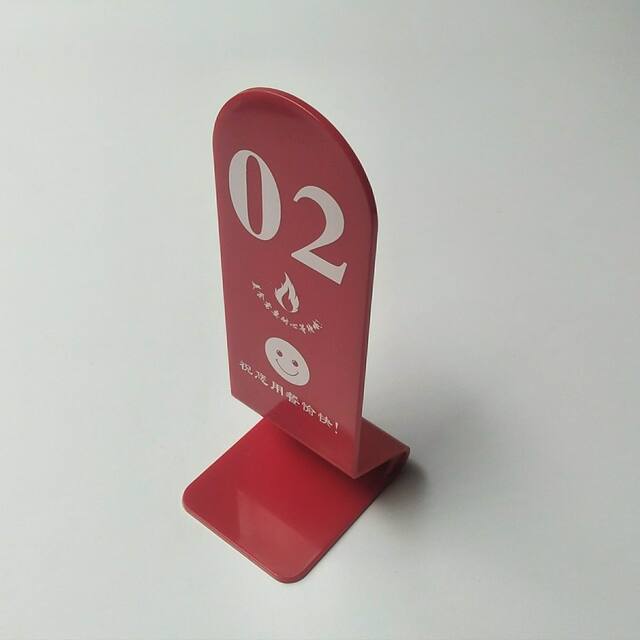 Hotel meal number plate, table number plate, table number plate ...