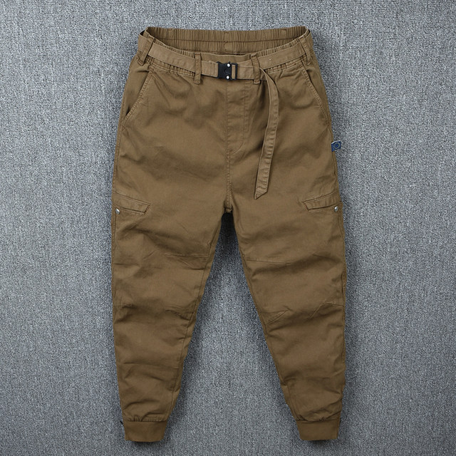 Gongtian foot pants men's 9 -point pants men's autumn and winter tide ...