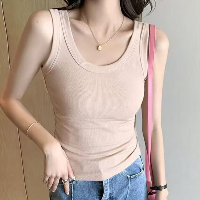 Explosive suspender vest Female summer versatile new ice silk ...