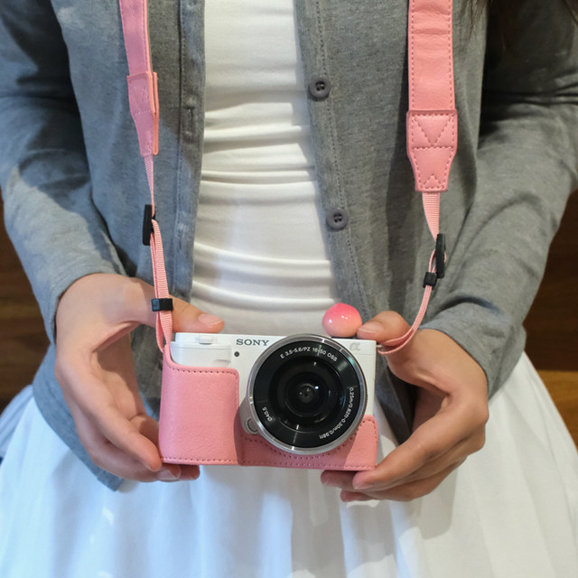 Sony zve10 camera protective case a7c2 second generation base leather ...