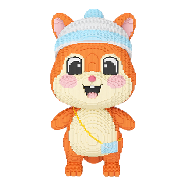 Squirrel Building Blocks Children's Toys Puzzle Echism 2024 New 8112 ...