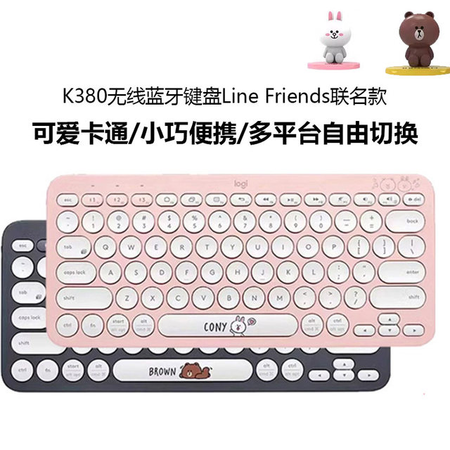 Logitech LINE co -branded Brown Bear Kenny Rabbit Wireless Bluetooth ...