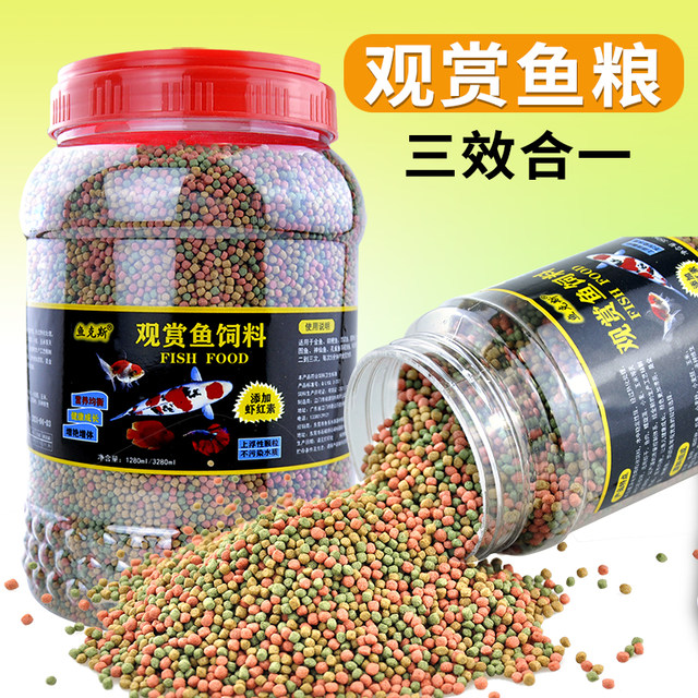 Peacock fish feed small goldfish young fish and seedlings aquarius ...