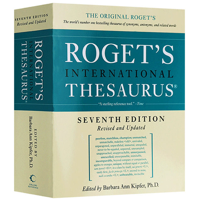 Roget's International Thesaurus Original English English-English ...