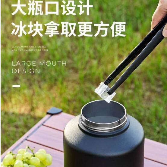 Outdoor ice bucket thermos cup stainless steel large capacity suitcase ...