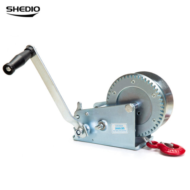 Self-locking hand winch manual wire rope vehicle-mounted portable ...