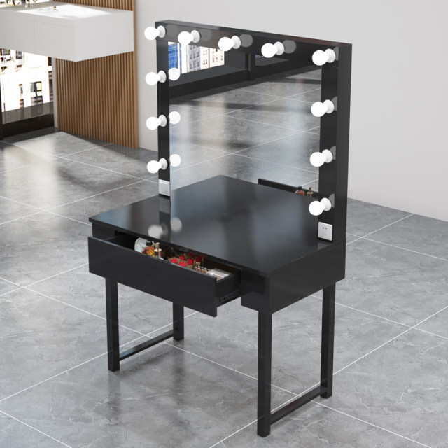 Customized a simple professional makeup table with light drawer ...