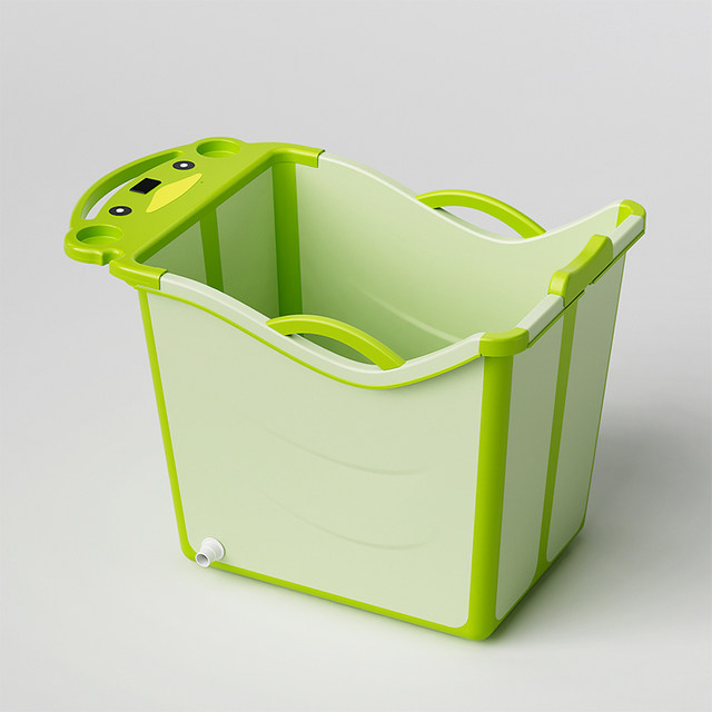 Children's bath bucket foldable children's bath bucket baby bathtub ...