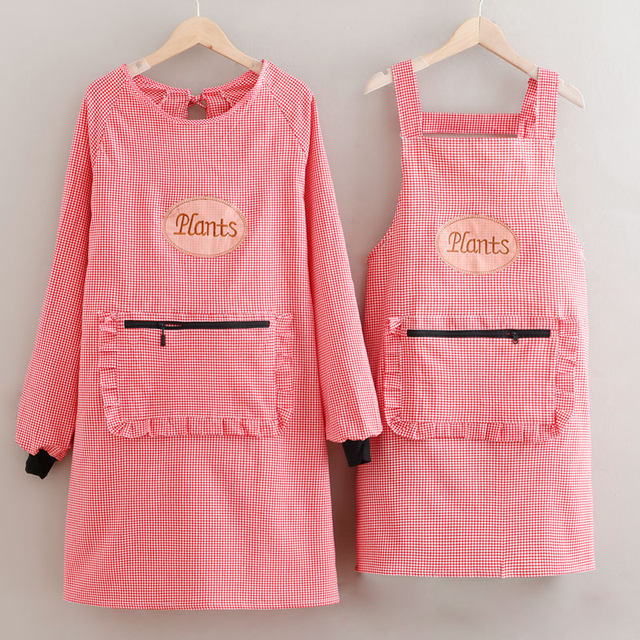 Fashionable cotton kitchen home wear-resistant and stain-resistant long ...