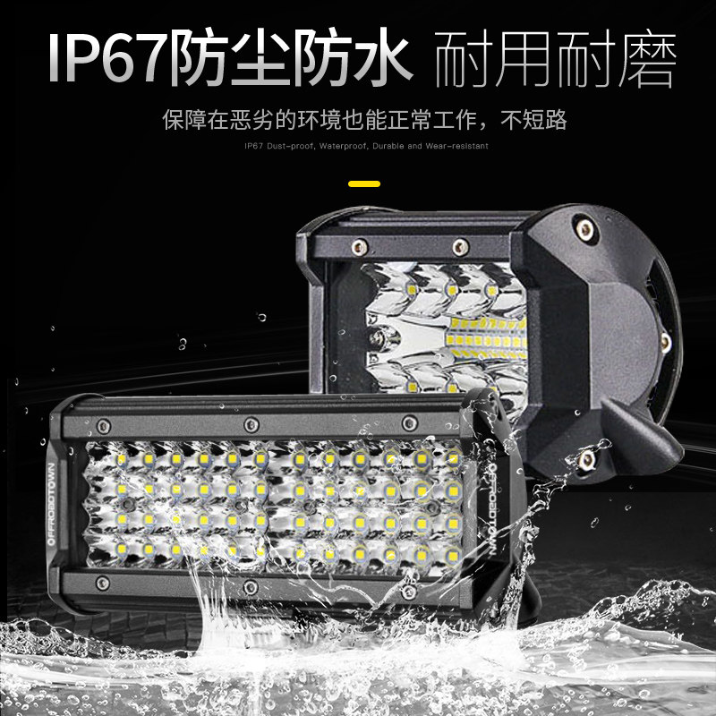 Ultra-Bright LED Car Spotlights for Trucks and Engineering Vehicles