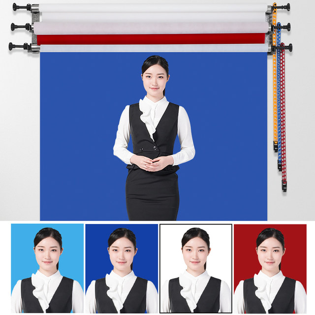 Manual background axis ID photo package rolling shutter inch photo ...