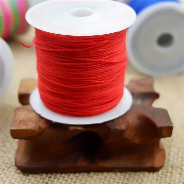 Handmade DIY beading thread Taiwan No. 71 jade thread 0.4mm extra fine ...