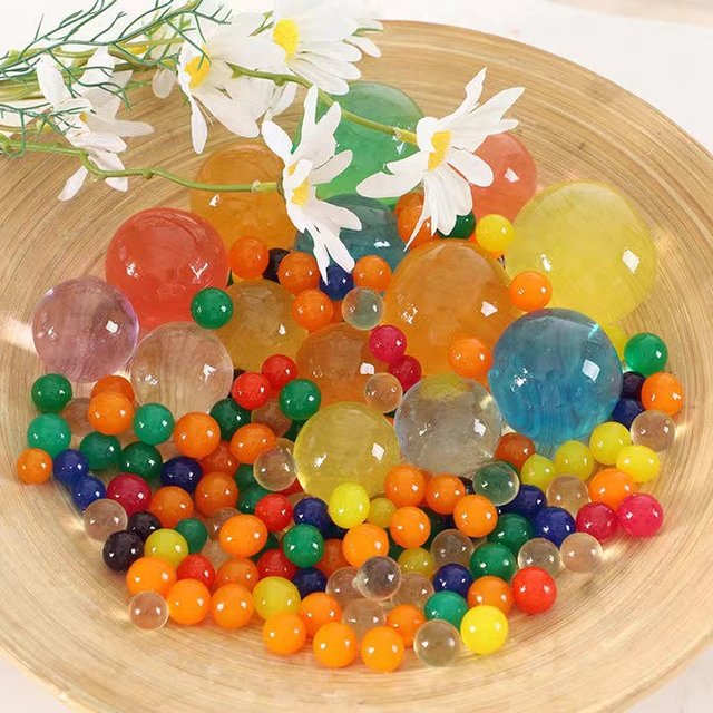 Super Big Mac Bubble Big Beads SpongeBob Absorbent Beads Water Baby ...