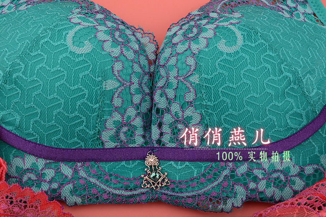Mesithless steel rim bra, FA0035 underwear graceful flowers side ...