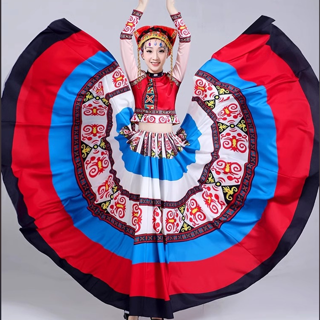 Wash the spring Yi Shang Music Dance Costume Torch Festival Yi ethnic ...