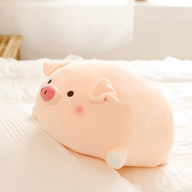 Pig pillow pink pink pork doll doll doll super soft bed girl sleep plush toy boyfriend gift