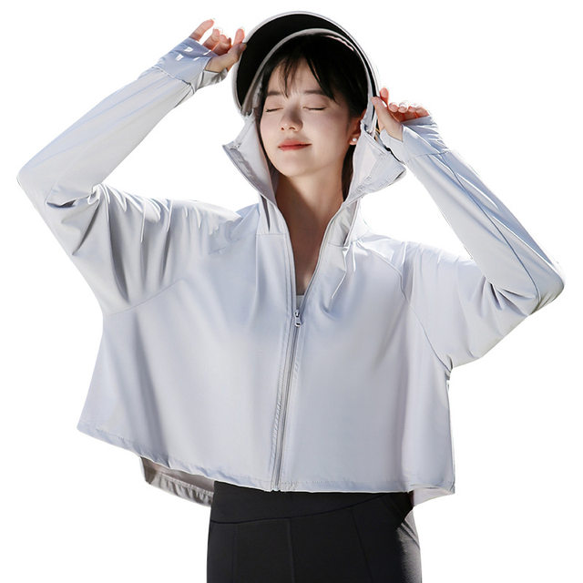 Ice silk sunscreen clothes for women 2025 summer new breathable ...
