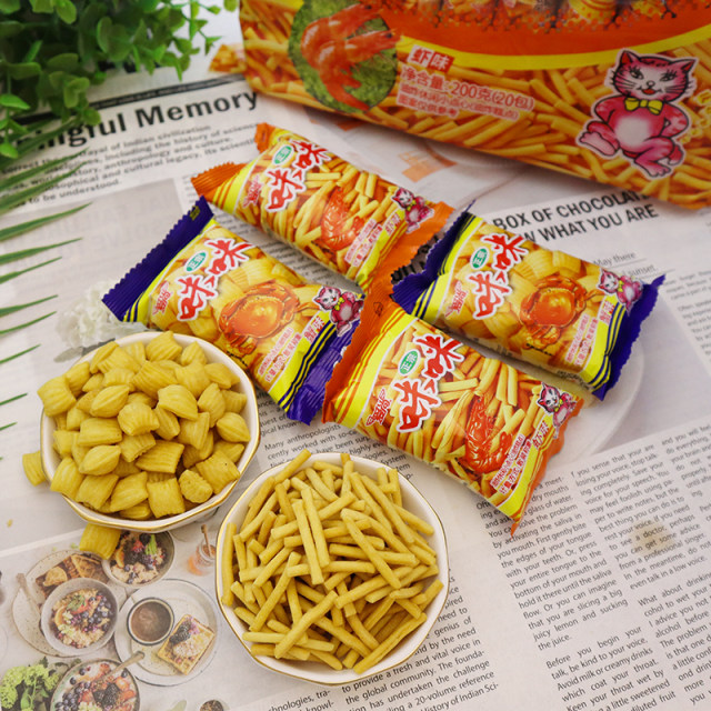 Ai Shang Authentic Mimi Shrimp Strips Crab Nostalgic Classic Puffed ...