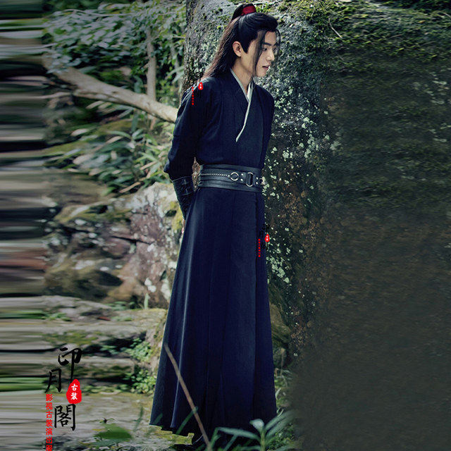 Film and television outfit Xiao Zhan's same style men's Hanfu cotton ...