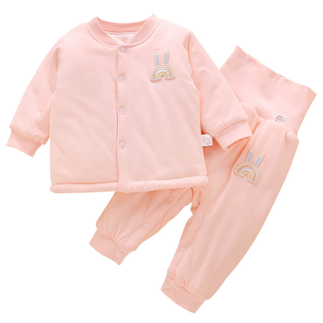 Baby clothes for autumn and winter, quilted and warm, thickened baby ...